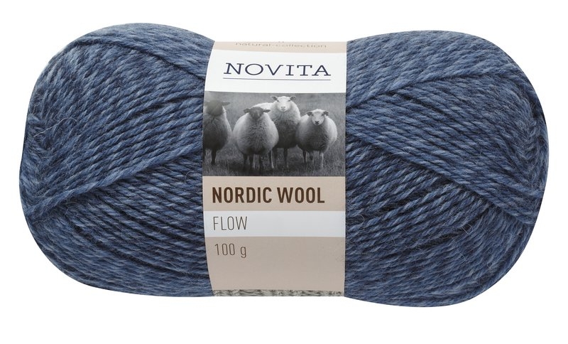 Nordic Wool Flow 100g - Noviest OÜ | Novita lõngad ja käsitöötarvikud